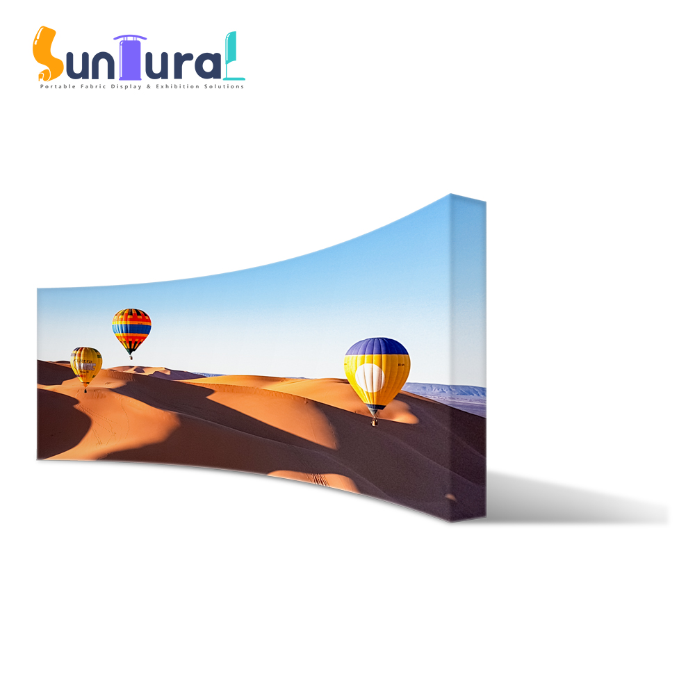 20ft (8*3) Curved Velcro Pop Up Backdrop with Sides - Buy pop up ...
